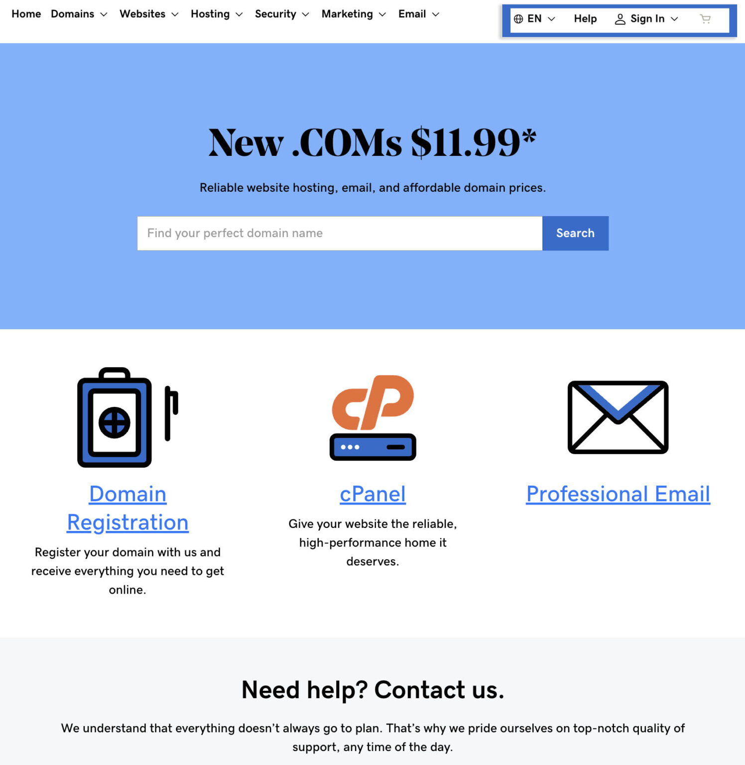 Hosting / Website Security / Email - Sunny Spring Design, LLC